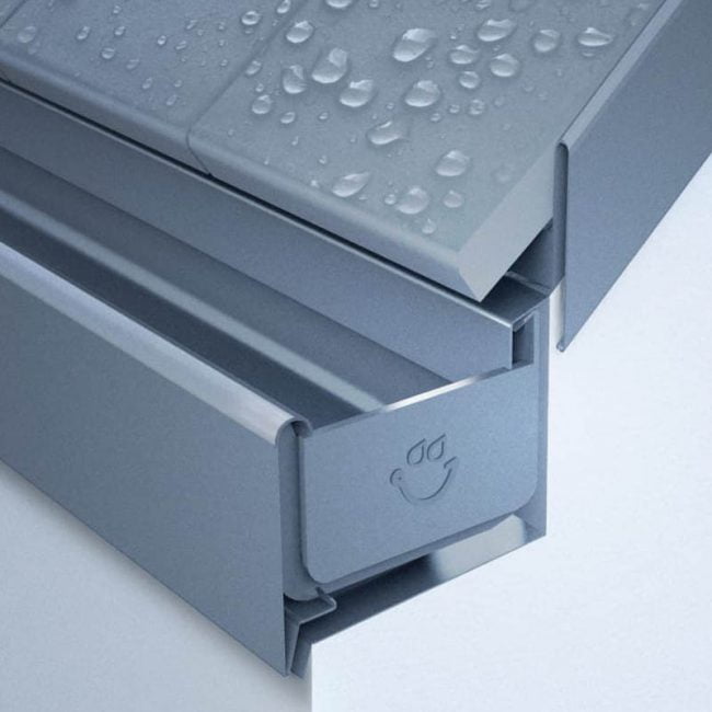 Jgheab rectangular ascuns Hidden Gutter Galeco – Sisteme de Acoperis si ...